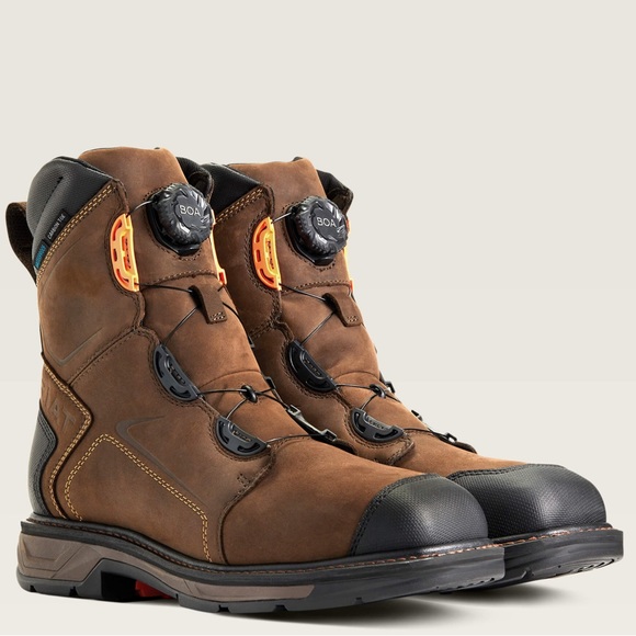 Ariat | Shoes | Ariat Workhog Xt 8 Boa Waterproof Carbon Toe Work Boot ...